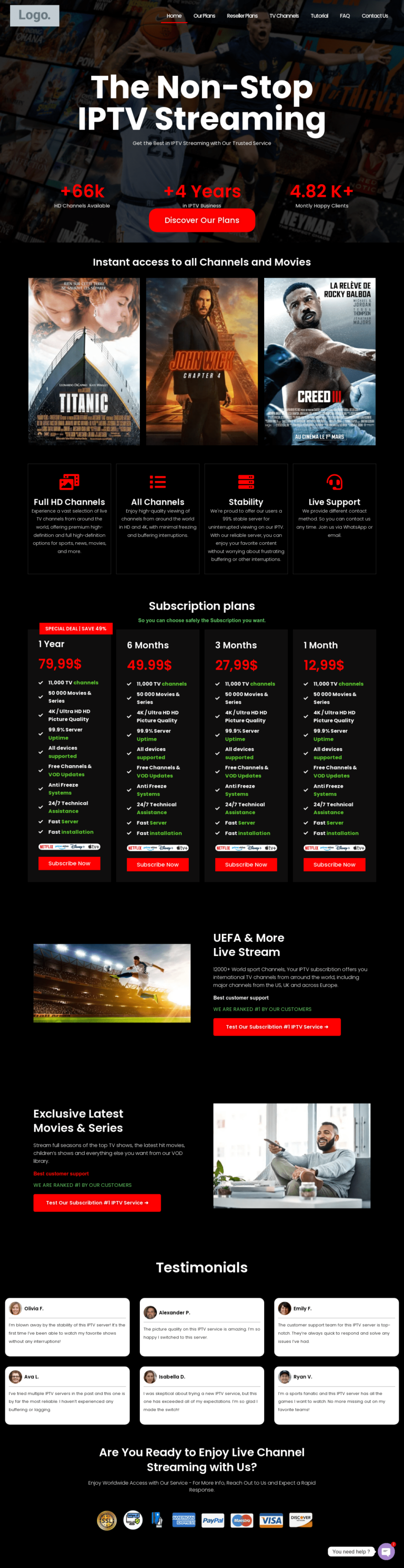 IPTV Templates | WordPress IPTV Templates - IPTVTEMPLATES